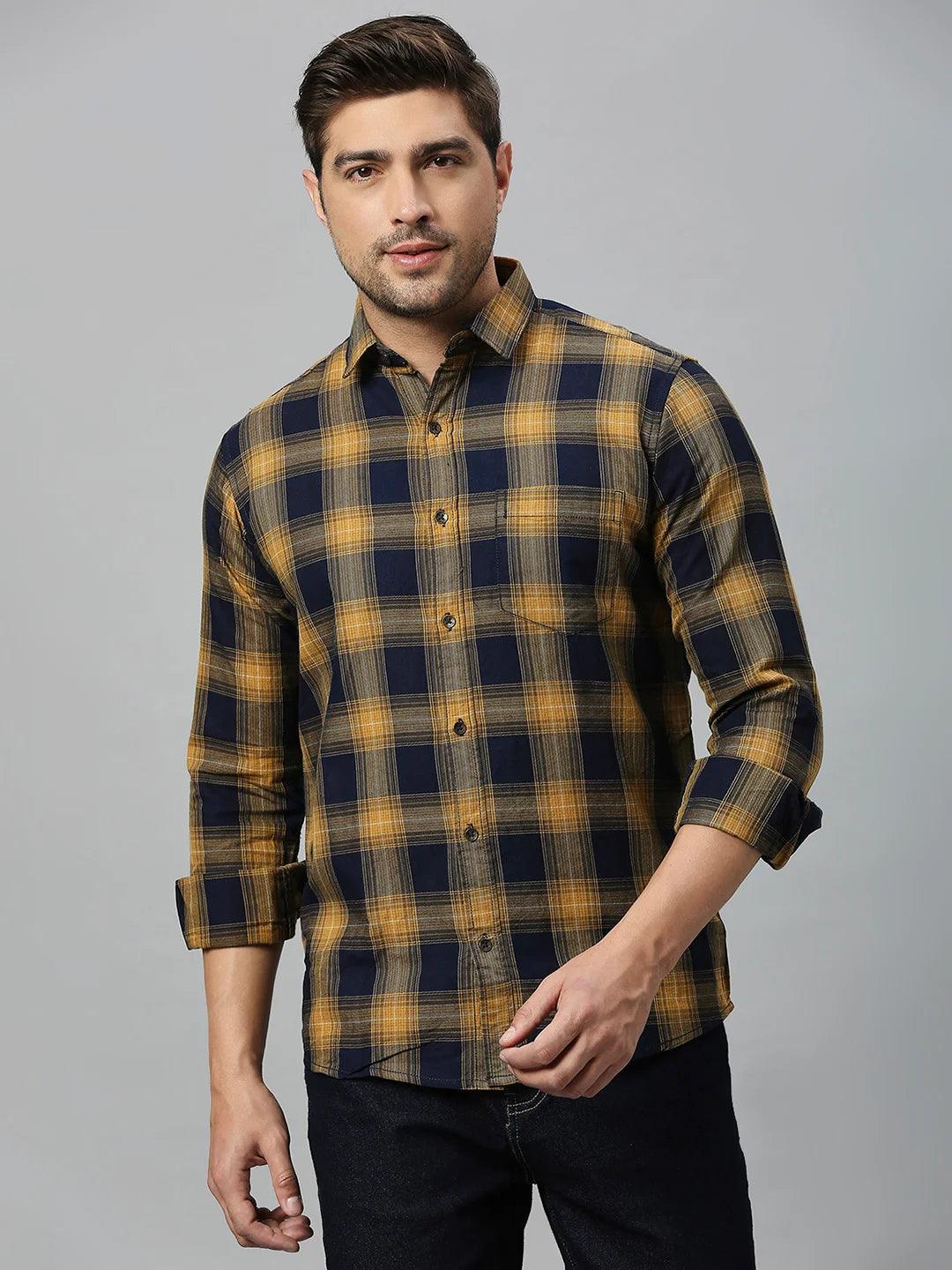 Yellow Checkered Shirt